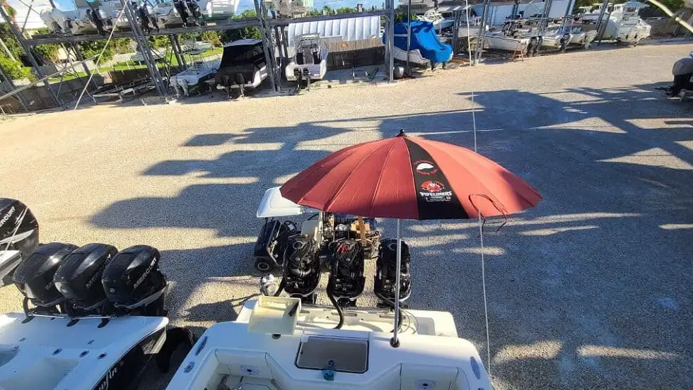 Why You Must Have a Heavy Duty Boat Umbrella - Born Again Boating